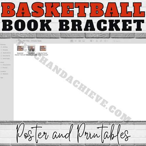 March Basketball Madness Book Bracket, Reading Challenge Bulletin Board ...