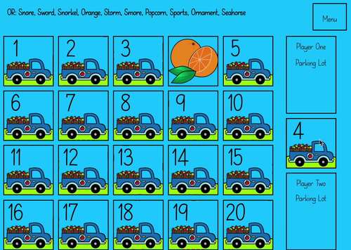 Digital Fall Apple Orchard Articulation Memory Game by Jennie's Speech Room