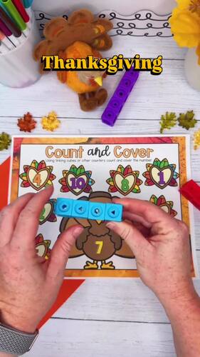 15 Low to No Prep Thanksgiving Themed Math Centers, Math Mats, Task ...