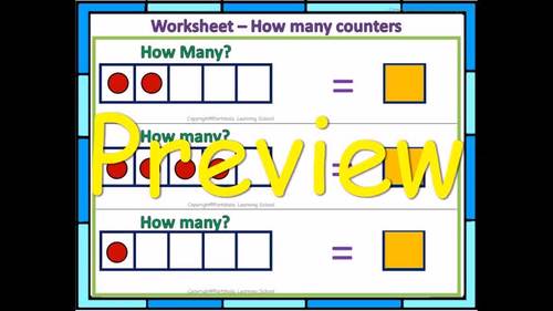 5 Frames-Count,Addition,Subtraction-Flash & Task cards, Worksheets ...