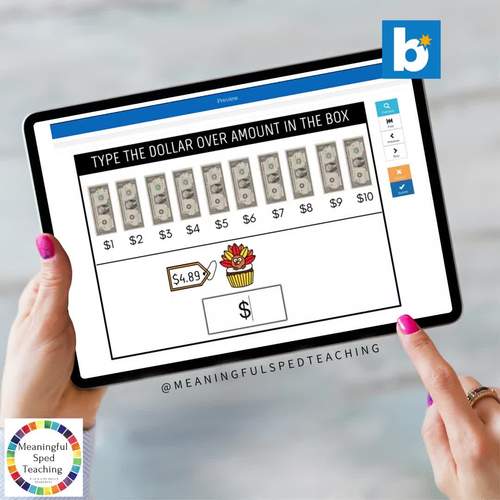 Thanksgiving Life Skills Next Dollar Up Digital Boom Cards™ | TPT