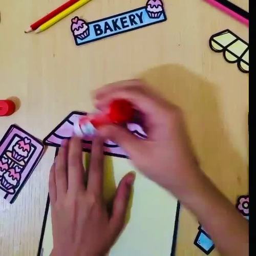 Build a Bakery Craft Coloring and Writing Pages by The Viral Teacher