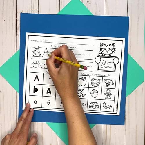 Letter Identification and Sounds Activities - Alphabet Worksheets
