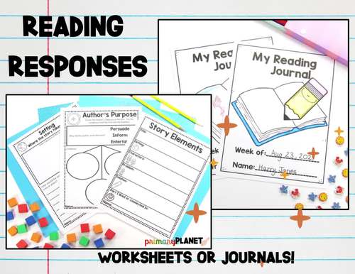 Responding to Reading Journals | Reading Comprehension Activities ...