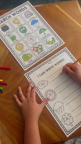 March Writing Center St. Patrick’s Day Writing Activities by Good Day Pre-K