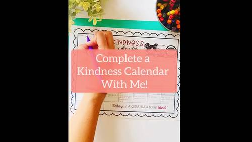 December 2022 Kindness Calendar *Editable* l Lifetime Updates | TPT