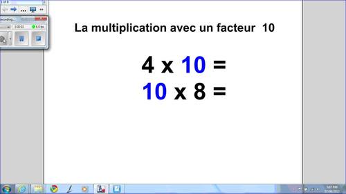 La multiplication par 10. Distance learning (M49) by Learn it ANY way