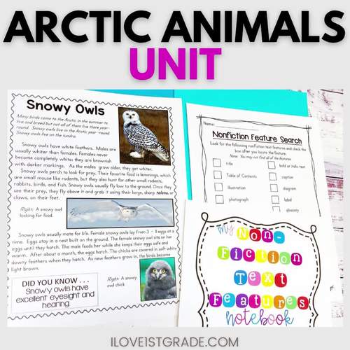 Arctic Animals Nonfiction Articles Research Writing Lesson Plans