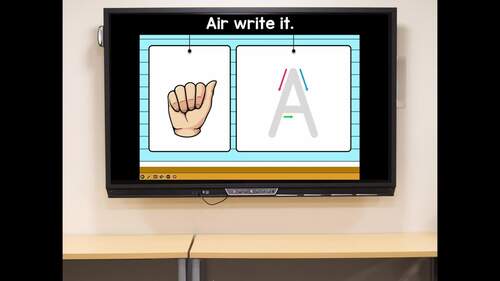 ASL Alphabet and Fingerspelling Practice for Powerpoint™ and Google Slides™