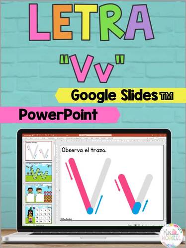 Alphabet activities in Spanish, Letter V for Google Classroom™ and ...