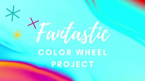 Color Wheel Art Lesson Elementary | Back to School Art Lesson | Plaster ...