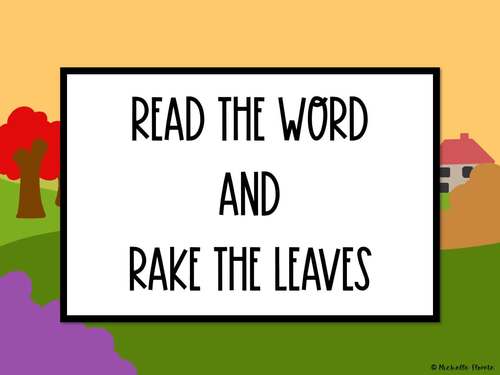 Fun Fluency | Letters & Sounds | CVC Words | Brain Breaks | Fall