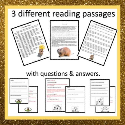 Groundhog's Day Writing by Paradise Creations | TPT