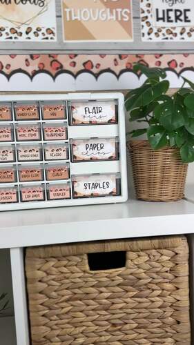 Modern Leopard Classroom Decor: TEACHER TOOLBOX | Cheetah by Learning ...