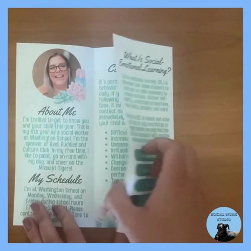 Open House Night Social Work & Counseling Bundle by Social Work Studio