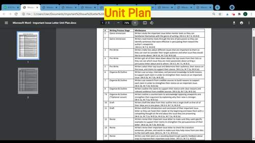 Important Issue Letter: A Persuasive Writing Unit (6-8) by Kasey Kiehl