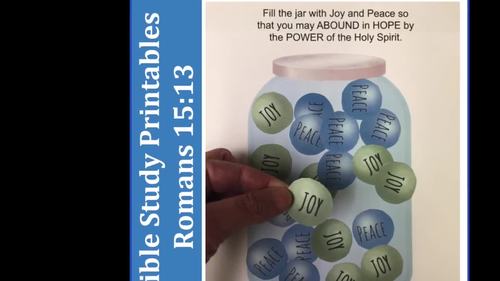 Bible Lessons for Kids: Romans 15:13 | Sunday School by Rebekah Sayler