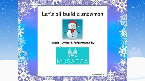 Let's all build a snowman_ ages 4 - 7_ Lyrics videos _ karaoke tracks _ PDF