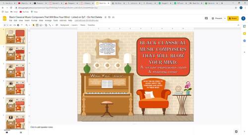 PDF/Google Slide Bundle:Black Classical Music Composers That Will Blow ...
