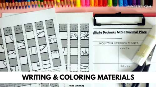Multiplying Decimals Hands On Activities by Master Xuan | TPT