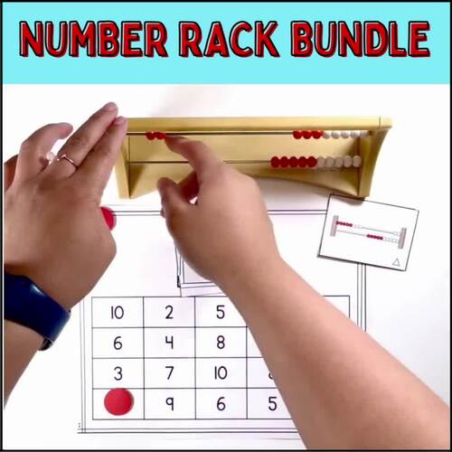Number Rack Mega Bundle - Rekenrek Math Centers, Number Sense Routine ...