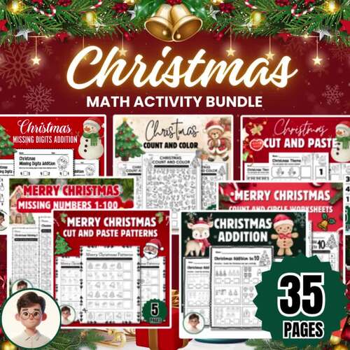 Christmas Math Worksheets Mega Pack by PATTStudio | TPT