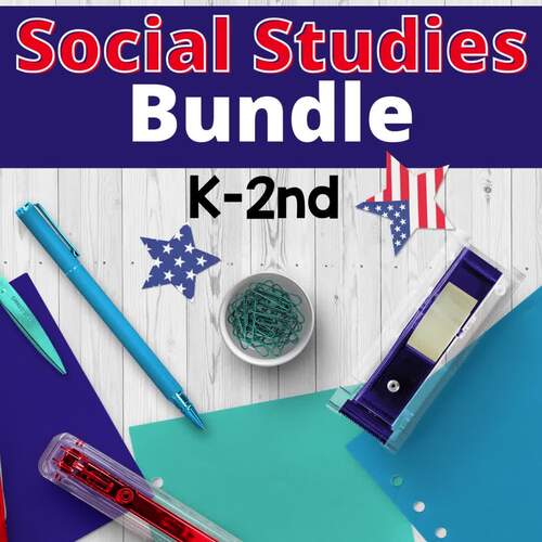 Famous Americans Social Studies Unit K 2 Activities Project Bundle