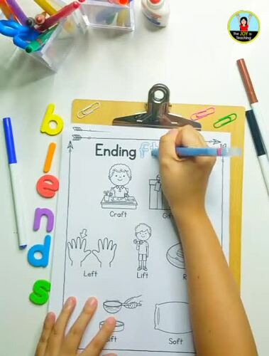 Ending Blends Coloring Pages by The Joy in Teaching | TPT