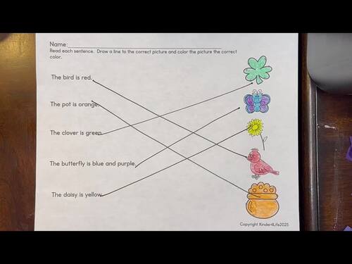There Was An Old Lady Who Swallowed A Clover Sequencing Kindergarten/1st