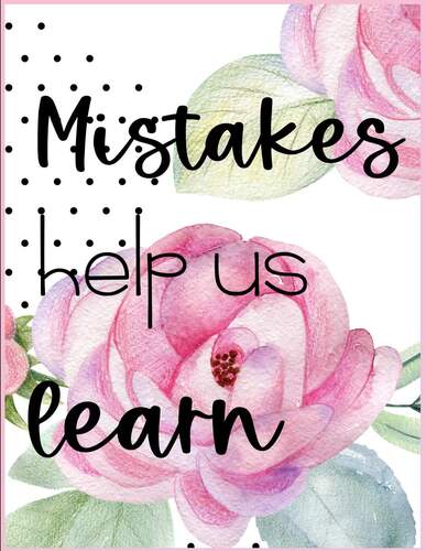 Modern Farmhouse Motivational Posters Calming Watercolor Classroom Decor