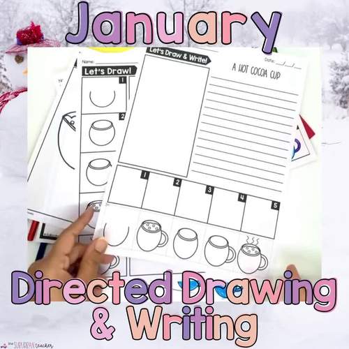 Directed Drawing and Writing Activities How to Draw YEAR LONG GROWING ...