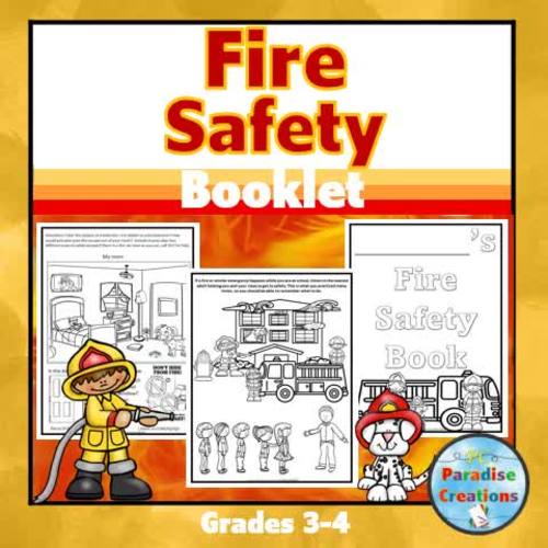 Fire Safety Book by Paradise Creations | TPT