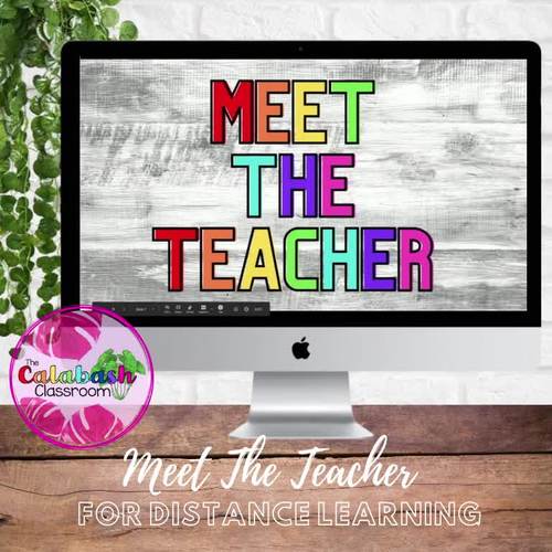 Virtual Interactive Meet The Teacher (Google Slides) by The Calabash ...