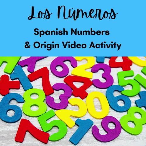 Spanish Numbers & Origin Video Activity - Practice for Beginners ...