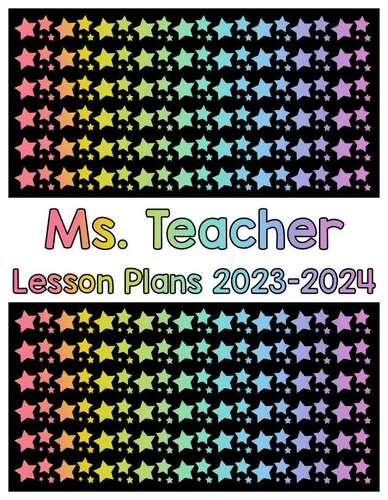 Editable Homeschool Lesson Planner Pages - Colorful Theme - Calendar ...