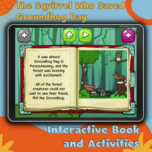 Groundhog Day Speech: Short Story, Wh Questions, Story Elements, Predicting