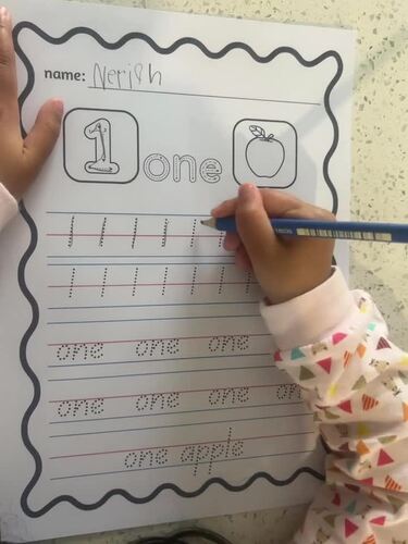 Writing and Tracing Numbers 1–20 Workbook | Early Math Activities/printable