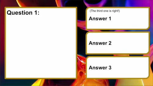 Back to school editable self-checking activities template google slides