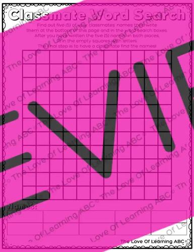 Back To School Activity Booklet Elementary - Welcome First Week ...