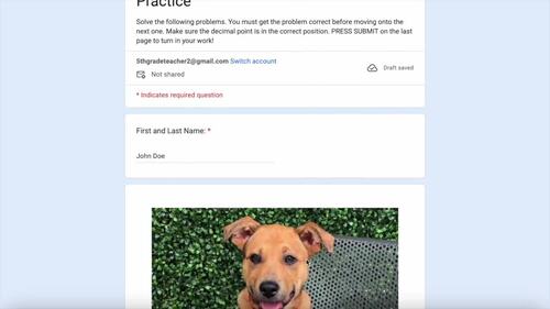 Adding and Subtracting Decimals Google Forms (self-checking) 5.3K, 5.NBT.7