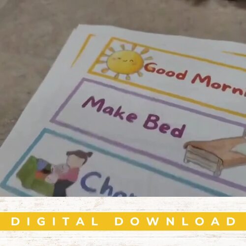Schedule Cards | Visual Schedule | Routine Cards by Healing Home