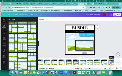Cover Templates of TPT Seller Listings (editable Canva templates!)