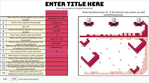 Valentine's Day Bundle | Digital Pixel Art Template | Editable ...