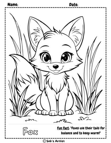 tails coloring pages for kids