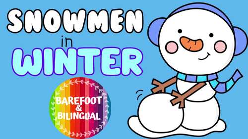 Snowmen in Winter Clipart | Winter & Holiday Snowman Clipart Set