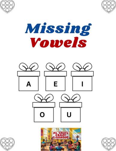 Missing Vowels by MsCruzCrazyClassroom - | TPT