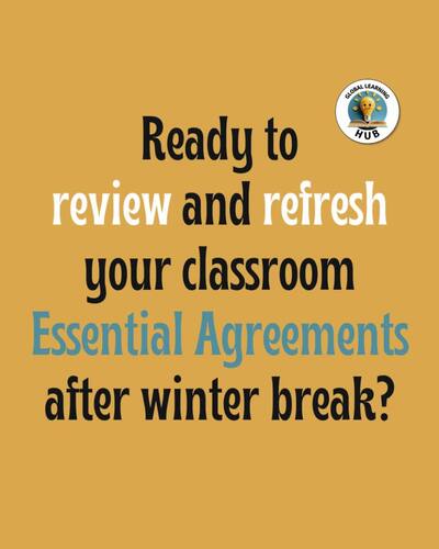 IB PYP Essential Agreements Refresh Group Activity | Commitment | New Year