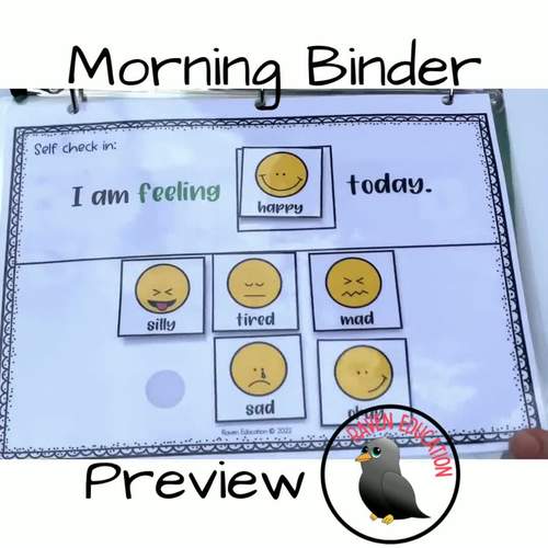 My Morning Binder (Interactive / Adapted) | Calendar, Weather and More!