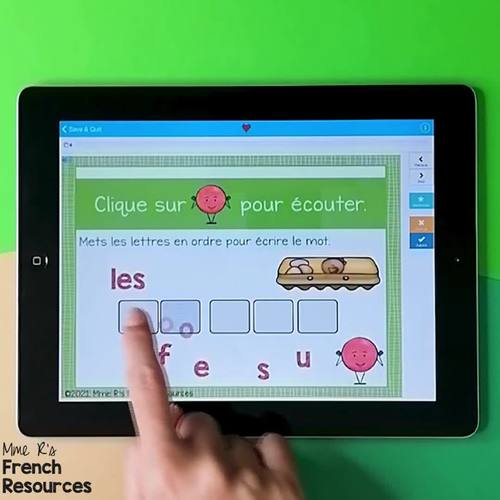 French foods listening activity BOOM CARDS: ACTIVITÉ D'ÉCOUTE LA NOURRITURE