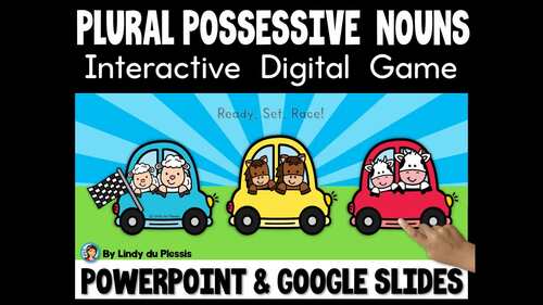 Plural Possessive Nouns Game a PowerPoint & Google Slides Digital Resource